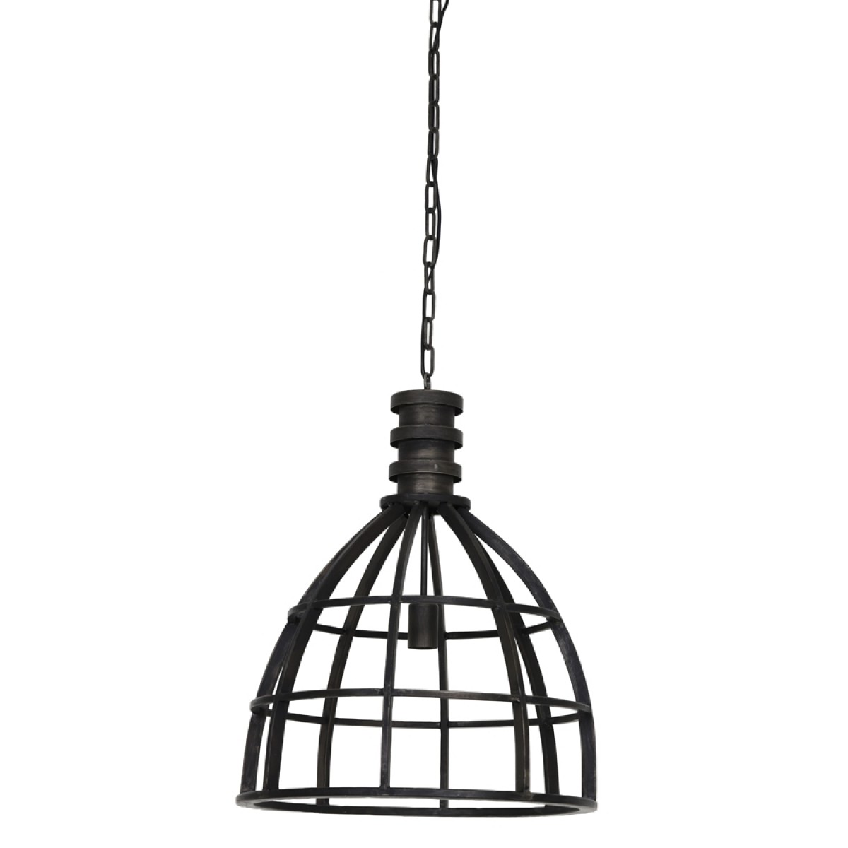Pendelleuchte Schwarz Metall Industrie
